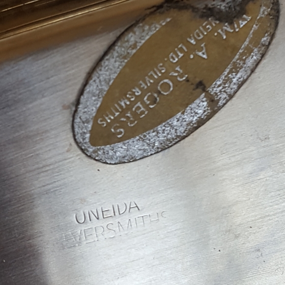 Oneida | Kitchen | Oneida Ltd Silversmiths Silver Plated Butter Dish ...